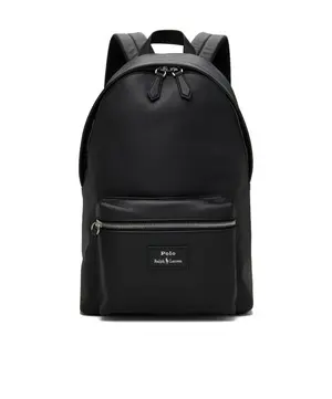 Polo Ralph Lauren Leather Backpack - Black