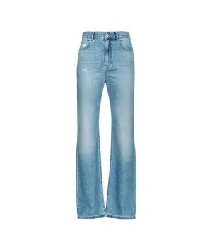 Pinko Wanda Wide-leg Jeans - Blue