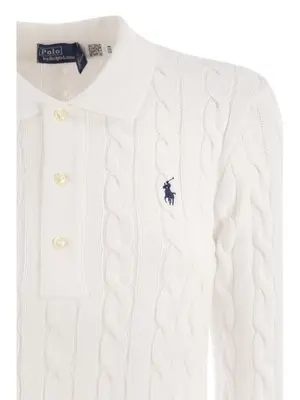 Polo Ralph Lauren Cable Knit Long Sleeve Polo