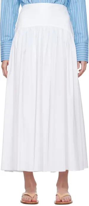 Staud Procida Skirt - White