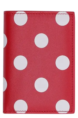 Comme Des Garçons Polka Dot Bifold Cardholder