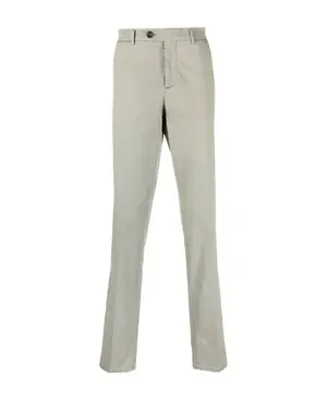 Brunello Cucinelli Mid-rise Straight Leg Trousers