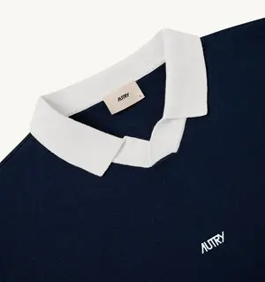 AUTRY Contrast Collar Knitted Sweater