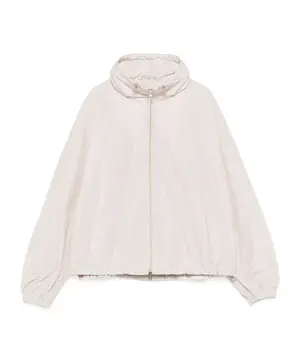 Herno Drawstring Zip-up Jacket With Elastic Cuffs - No