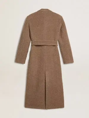 GOLDEN GOOSE Double Breasted Belted Coat - No