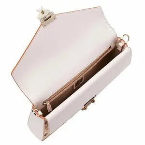 Mcm Logo Flip Shoulder Bag