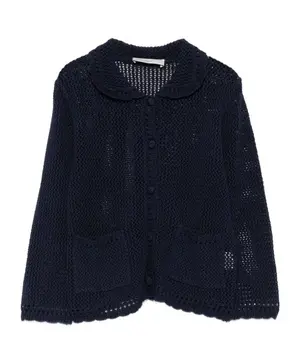 DUNST Dunst Crochet Pocket Cardigan No