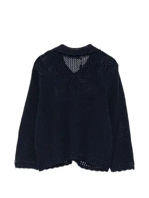 DUNST Crochet Pocket Cardigan - No