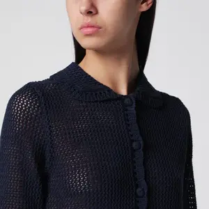 DUNST Crochet Pocket Cardigan - No