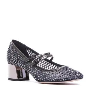 LE SILLA Embellished Buckle Mary Jane Shoes