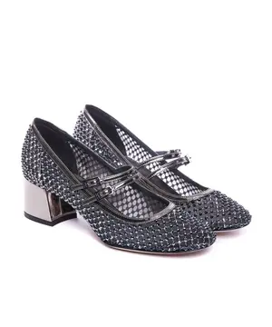 LE SILLA Embellished Buckle Mary Jane Shoes