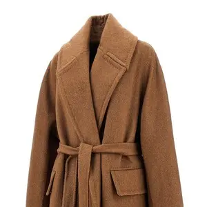 Max Mara Belted Long-sleeved Coat - No