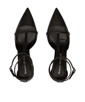 Alexander McQueen 90mm Leather Stiletto Pumps