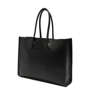 VIVIENNE WESTWOOD Orb Plaque Leather Tote Bag