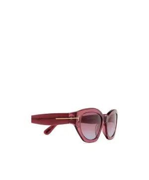 TOM FORD Geometric Frame Sunglasses - Pink