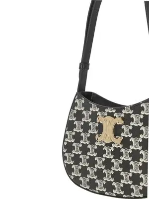 Celine Medium Tilly Bag In Triomphe Canvas