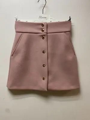 Red Valentino A-line Skirt With Button Detailing