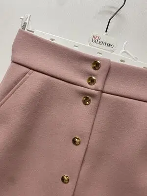 Red Valentino A-line Skirt With Button Detailing