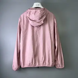 Moncler Logo Patch Hooded Jacket - Pink