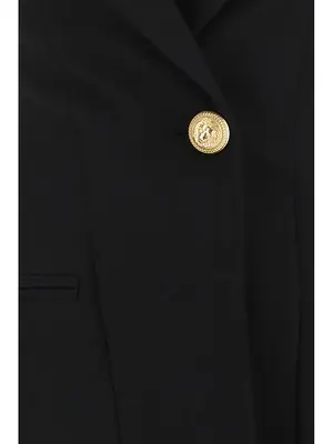 Balmain Grain De Poudre Tailored Dress