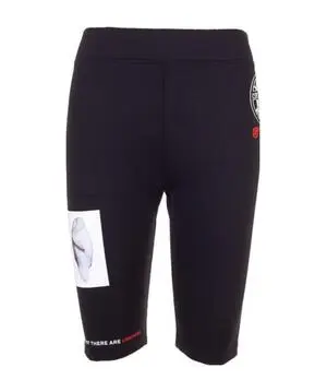 Burberry Montage Printed Cycling Shorts - Black