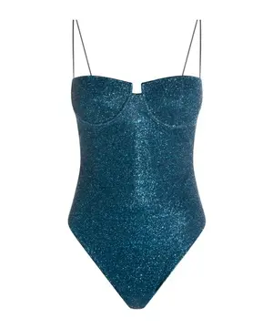 Oseree Lumière Balconette Swimsuit - Blue
