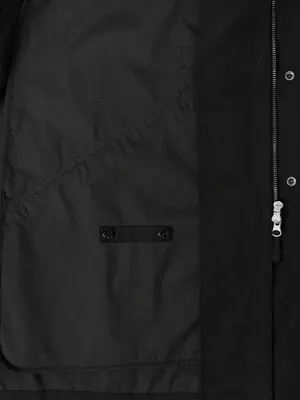 Stone Island Long Sleeve Jacket With Hidden Hood And Drawstring Hem