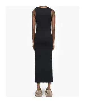 J.W.ANDERSON Jw Anderson Logo-embroidered Twisted Strap Maxi Dress - Black