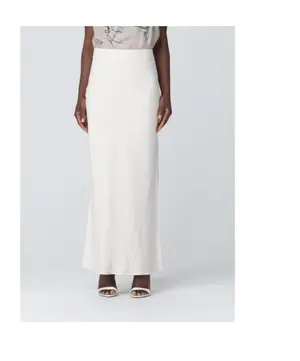 Brunello Cucinelli Side Slit Midi Skirt - No
