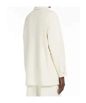 Max Mara Eligio Single-breasted Coat - White