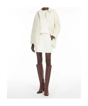 Max Mara Eligio Single-breasted Coat - White