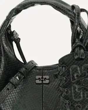 GANNI Mini Shoulder Bag - Black