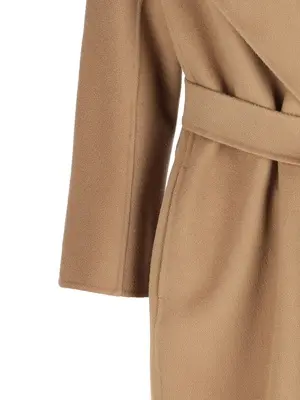Max Mara Messi Belted Coat - Camel