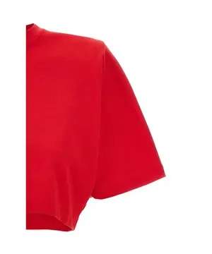 Pinko Crewneck Cropped T-shirt