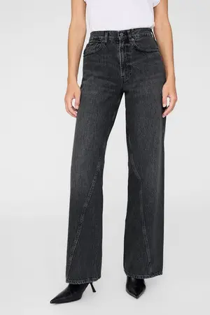 ANINE BING Brie Wide-leg Jeans