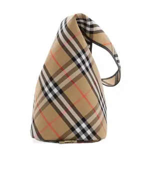 Burberry Checked Large Shoulder Bag
