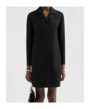 JIL SANDER Double Wool Twill Coat