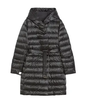 Max Mara Novef Quilted Down Coat - Black