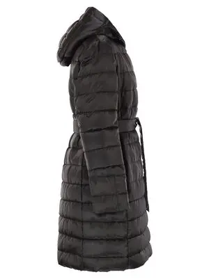 Max Mara Novef Quilted Down Coat - Black
