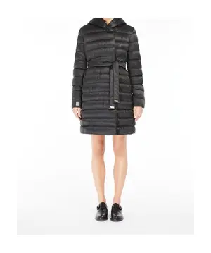 Max Mara Novef Quilted Down Coat - Black