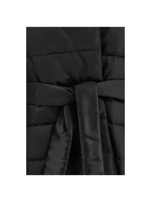 Max Mara Novef Quilted Down Coat - Black
