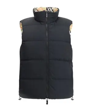 Burberry Checked Reversible Down Vest