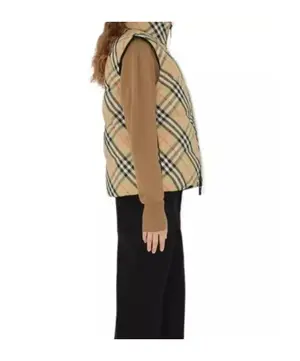 Burberry Checked Reversible Down Vest