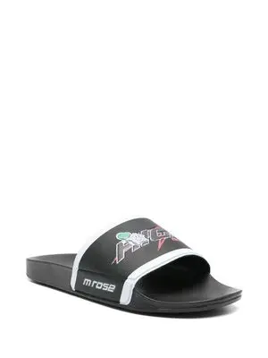 Martine Rose Open Toe Graphic Slides