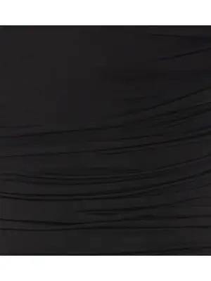 MARINE SERRE Ruched Sleeveless Top With Pleated Details