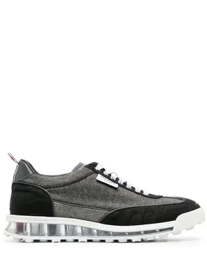 Thom Browne Trimmed Sneakers For Men