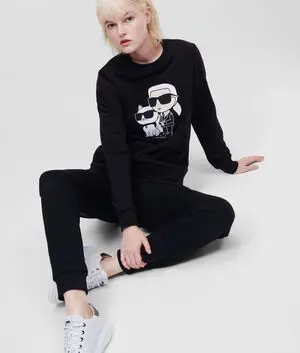 Karl Lagerfeld Ikonik Karl Choupette Sweatshirt