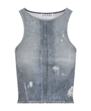 Acne Studios Rib Knit Sleeveless Top - No