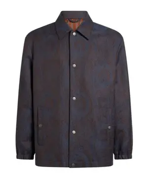 Etro Paisley-pattern Coach Shirt Jacket