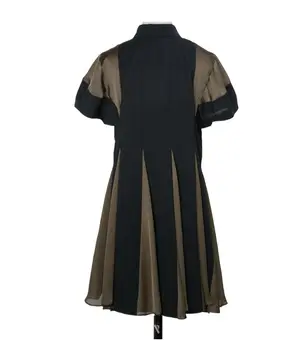 Sacai Panelled Pocket Dress With Button-up Closure